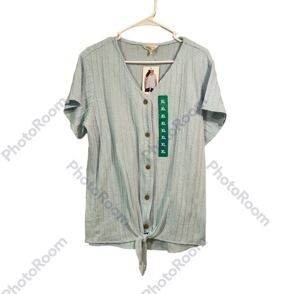 Weatherproof | Tops | Women Top Weatherproof Xlblue Nwt | Poshmark